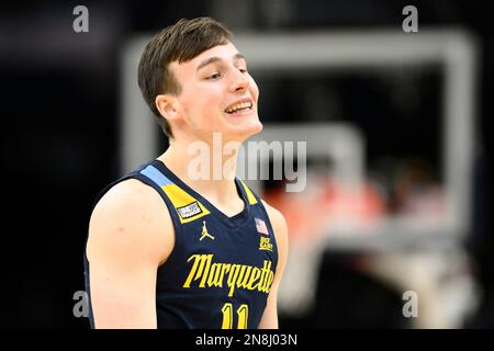 Marquette guard Tyler Kolek (11) in action during the second half of an ...