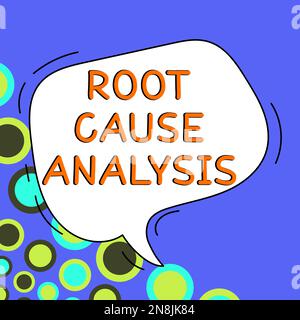 Handwriting text Root Cause Analysis. Business approach Method of Problem Solving Identify Fault ...