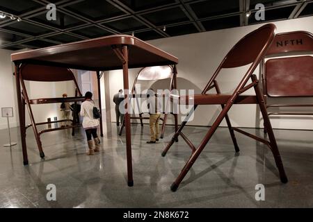Display of Tables & Chairs Installation Art at the Modern Art Museum or ...