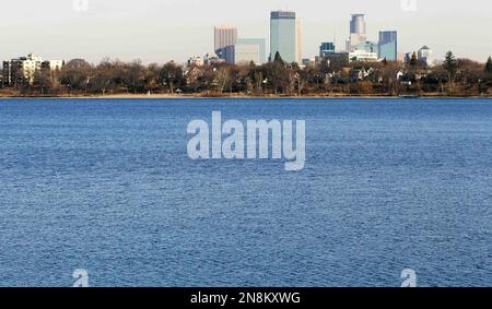 Map of Lake in Minnesota Stock Photo - Alamy