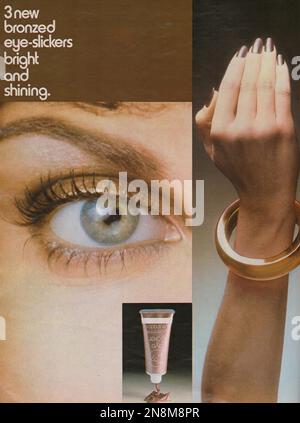 No7 beauty products vintage paper advertisement No7 bronzed nail ...