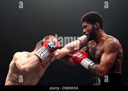 Anthony Sims Jr at the OVO Arena Wembley, London. Picture date ...
