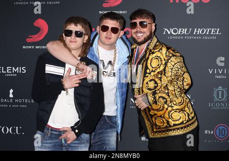 Bad Boy Chiller Crew attending the Brit Awards 2023 at the O2 Arena ...