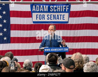 Burbank, California, USA. 11th Feb, 2023. With his wife, EVE SCHIFF ...
