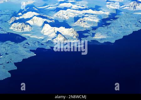 Antarctica from space, melting ice. Elements of this image furnished by ...