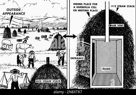 This is a diagram of the Viet Cong tunnel system, shown Oct. 31, 1966 ...