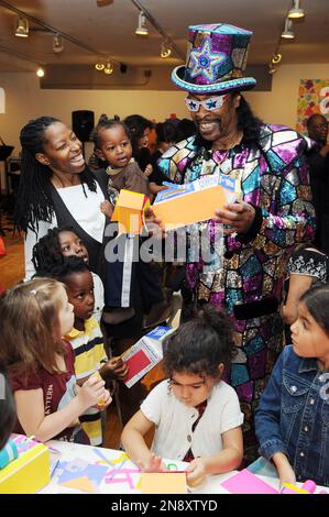 IMAGE DISTRIBUTED FOR UMIGO - Bootsy Collins and characters (left to ...