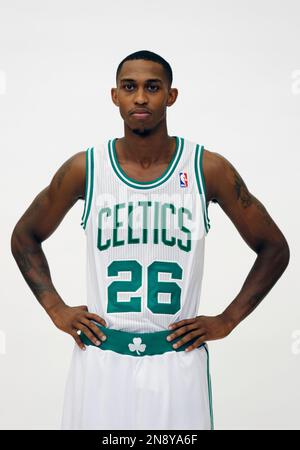 Boston Celtics' Jamar Smith poses during Celtics NBA basketball media ...