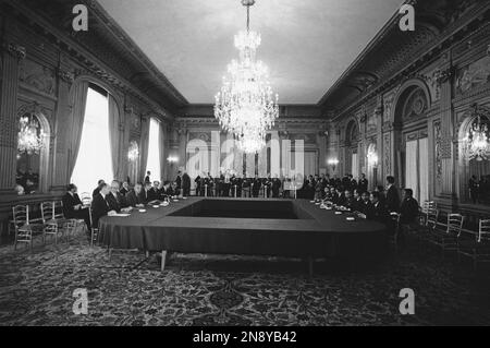 May 13, 1968 - Peace Talks Open In Paris: The first full-scale peace ...
