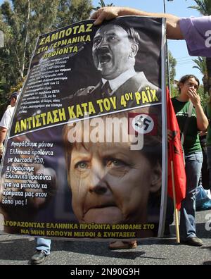 ADOLF HITLER at a Nazi part rally in Dortmund in 1933 Stock Photo - Alamy