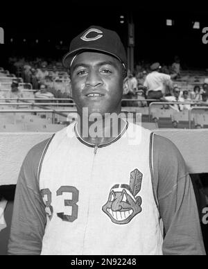 Cleveland Indians pitcher Luis Tiant, pitching during a game between ...