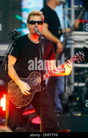 Chad Kroeger, lead singer of Nickelback, on the red carpet at the 2006 ...