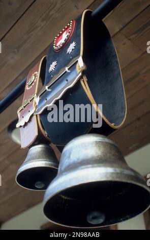 France, Chamonix, cow bells Stock Photo - Alamy