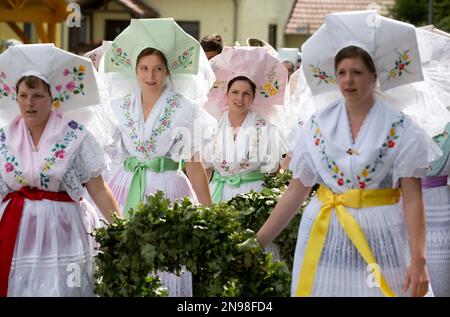 Costume festival at the Sorbs Stock Photo - Alamy
