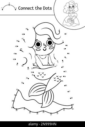 Vector dot-to-dot and color activity with pirate bottle with letter ...