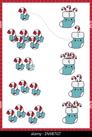 Christmas matching game with cute kawaii bird and birdhouse. Winter ...