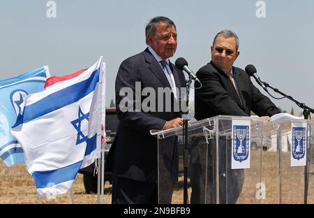 A battery of Israel's Iron Dome defense missile system, designed to ...