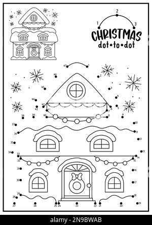 Snowflake. Color by numbers. Puzzle game for children education, colors ...