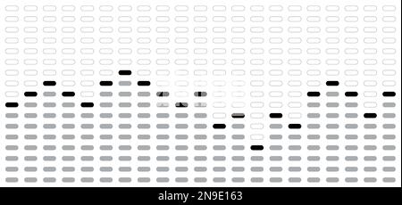 Digital equalizer or equaliser symbol. pulse musical. Music sound wave ...