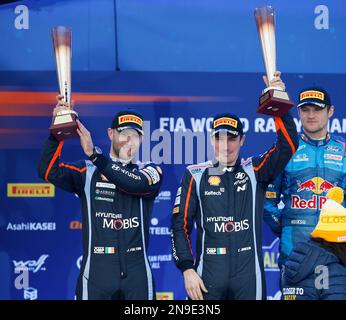 UMEÅ 20230212 Craig Breen and James Fulton, Ireland, Hyundai i20 N ...
