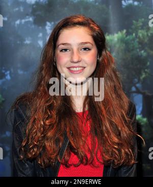 Birdy arrives at Celebrity Screening of Disney-Pixar's Brave at BAFTA ...