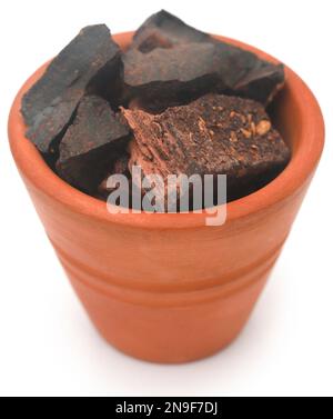 Edible black catechu extracted from acacia trees Stock Photo - Alamy