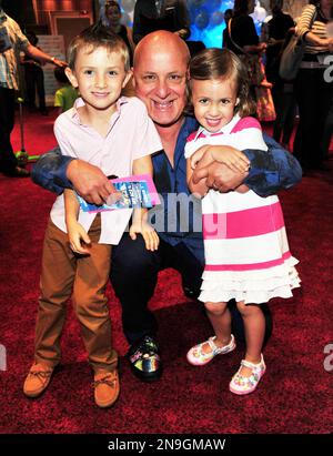 Rocco Zilli, Aldo Zilli and Twiggy Zilli arrives at the Ice Age 4 ...