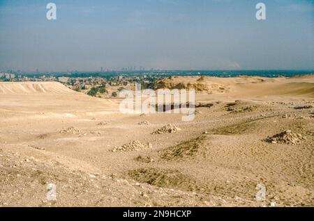Giza, Menkaure Causeway - The causeway the stretches form the Pyramid ...