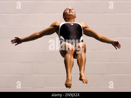 Cassidy Krug of the United States dives during women's 3-meter ...