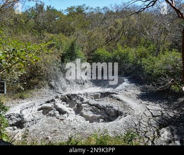 Volcano lava mud pools at Ricon Volcano National Park, Guanacaste ...