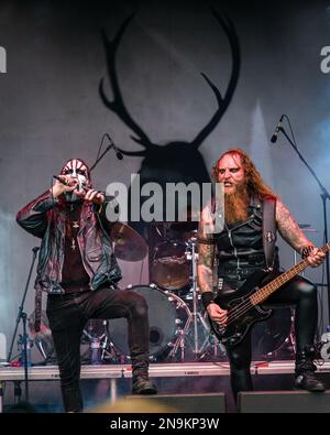 The Gaahl's Wyrd performing at Brutal Assault 2022 festival Stock Photo ...