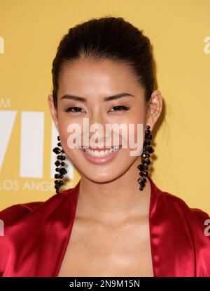 Actress Chiaki Matsubara arrives at the Women In Film Crystal + Lucy ...