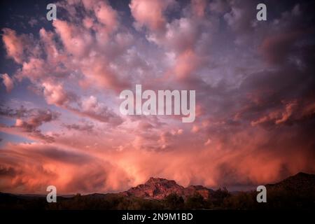 Red Mountain Pima Maricopa Indian Reservation Mesa Arizona Stock Photo ...