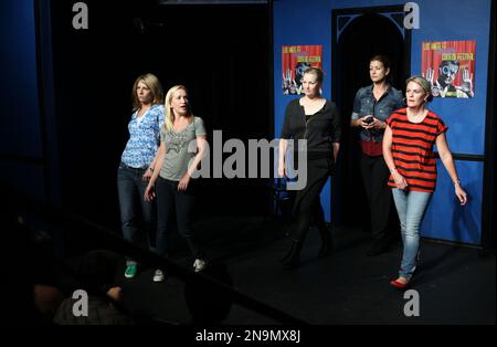 From left, Angela Kinsey, Laura Krafft, Betty Cahill, Kate Walsh and ...