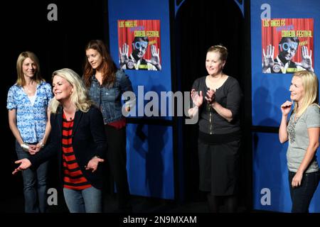 From left, Shulie Cowen, Angela Kinsey, Betty Cahill, Kate Walsh and ...