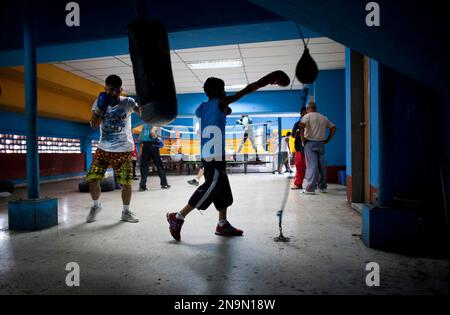 The Boxer's Reach Stock Photo - Alamy