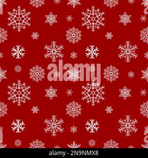 Winter seamless snowflakes pattern for wrapping paper and fabrics and ...