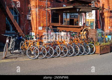 The Harbour Bikes cycle shop and cycle hire business based in the arches of Ramsgate Royal ...