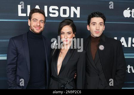 Marco Horanieh, Lyna Dubarry, and Aziz Dyab attend 'Liaison' Apple TV ...