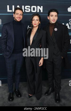 Marco Horanieh, Lyna Dubarry, and Aziz Dyab attend 'Liaison' Apple TV ...