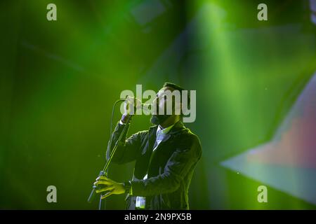 Vocalist of Nemesis, Zohad Reza Chowdhury performs on stage at the Hope ...