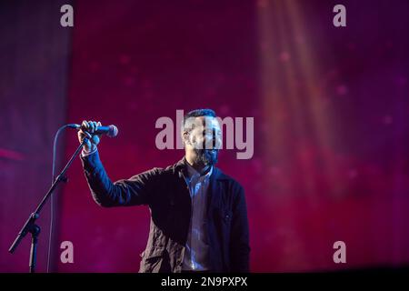 Vocalist of Nemesis, Zohad Reza Chowdhury performs on stage at the Hope ...