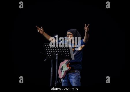 Singer-songwriter, Faruq Mahfuz Anam commonly known as James performs ...