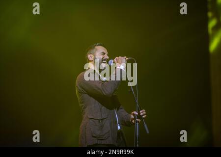 Vocalist of Nemesis, Zohad Reza Chowdhury performs on stage at the Hope ...