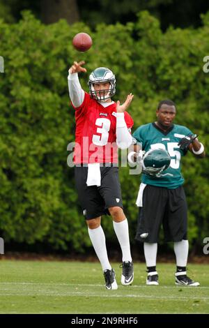 Philadelphia Eagles quarterback Mike Kafka is seen during warmups ...