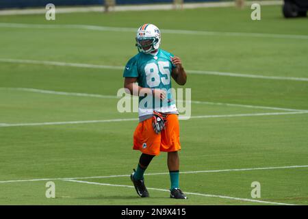 Rishard Matthews during the Miami Dolphins Rookies football camp in ...