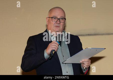 Alex Quint bei einem Vortrag zum Thema „Krisen und ihre Chancen“ im ...