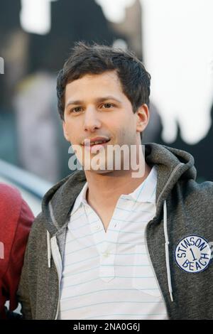 ANDY SAMBERG US film actor in June 2012. Photo Jeffrey Mayer Stock ...