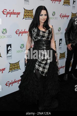 Amy Lee 2012 Revolver Golden Gods Award Show held at Nokia Club Los ...