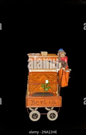 Street Musician Barrel Organ Berlin Germany Stock Photo - Alamy